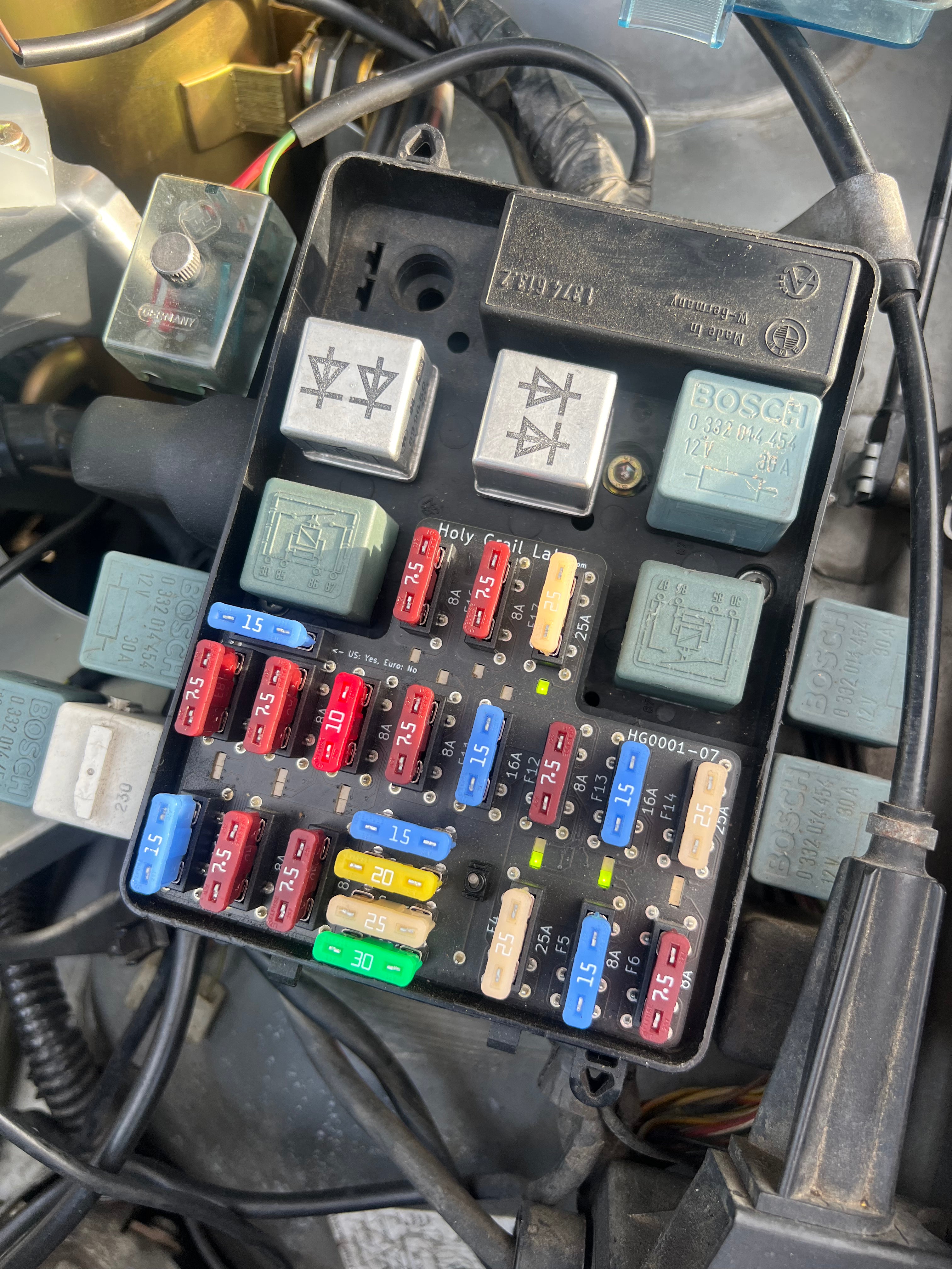 BMW E28/E12/E23/E24 Blade Fuse Box Upgrade Kit – Holy Grail Labs